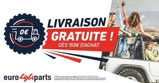 Euro 4x4 parts Livraison offerte sur les accessoires et équipements 4x4