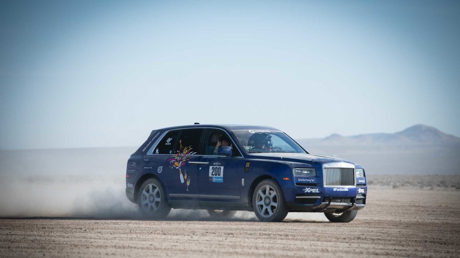 Le SUV Rolls Royce Cullinan vainqueur du Rebelle Rally 2020