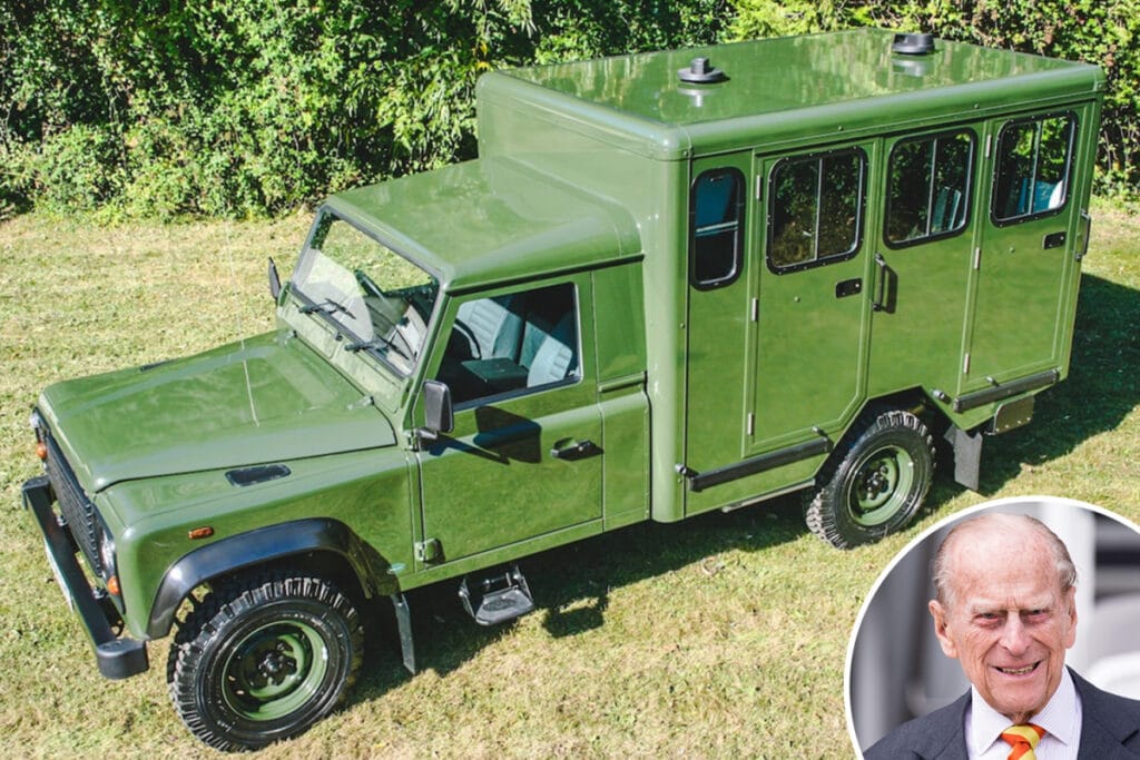 Le Land Rover Defender du Prince Philip l'accompagnera