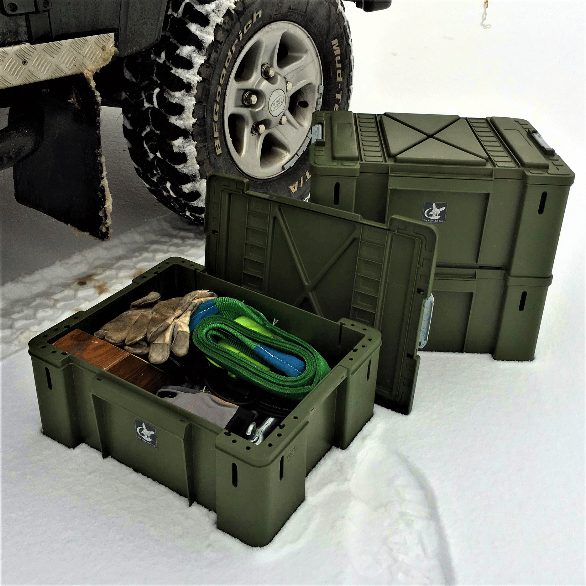 Nomad Fox Rangement 4x4 avec les caisses Nomad Box