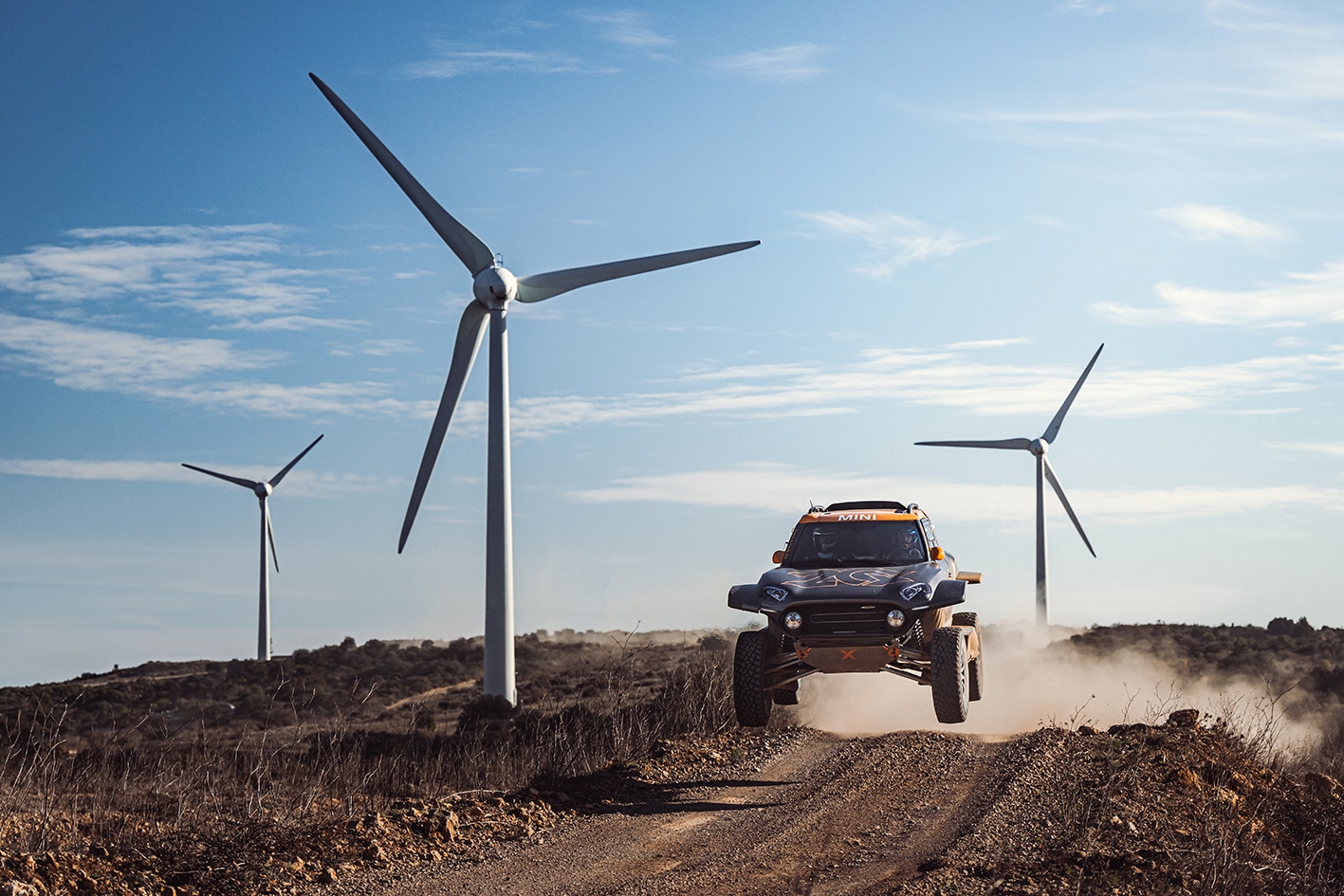 X-raid Mini T1+ La MINI John Cooper Works Rally + roule au HVOMini ...